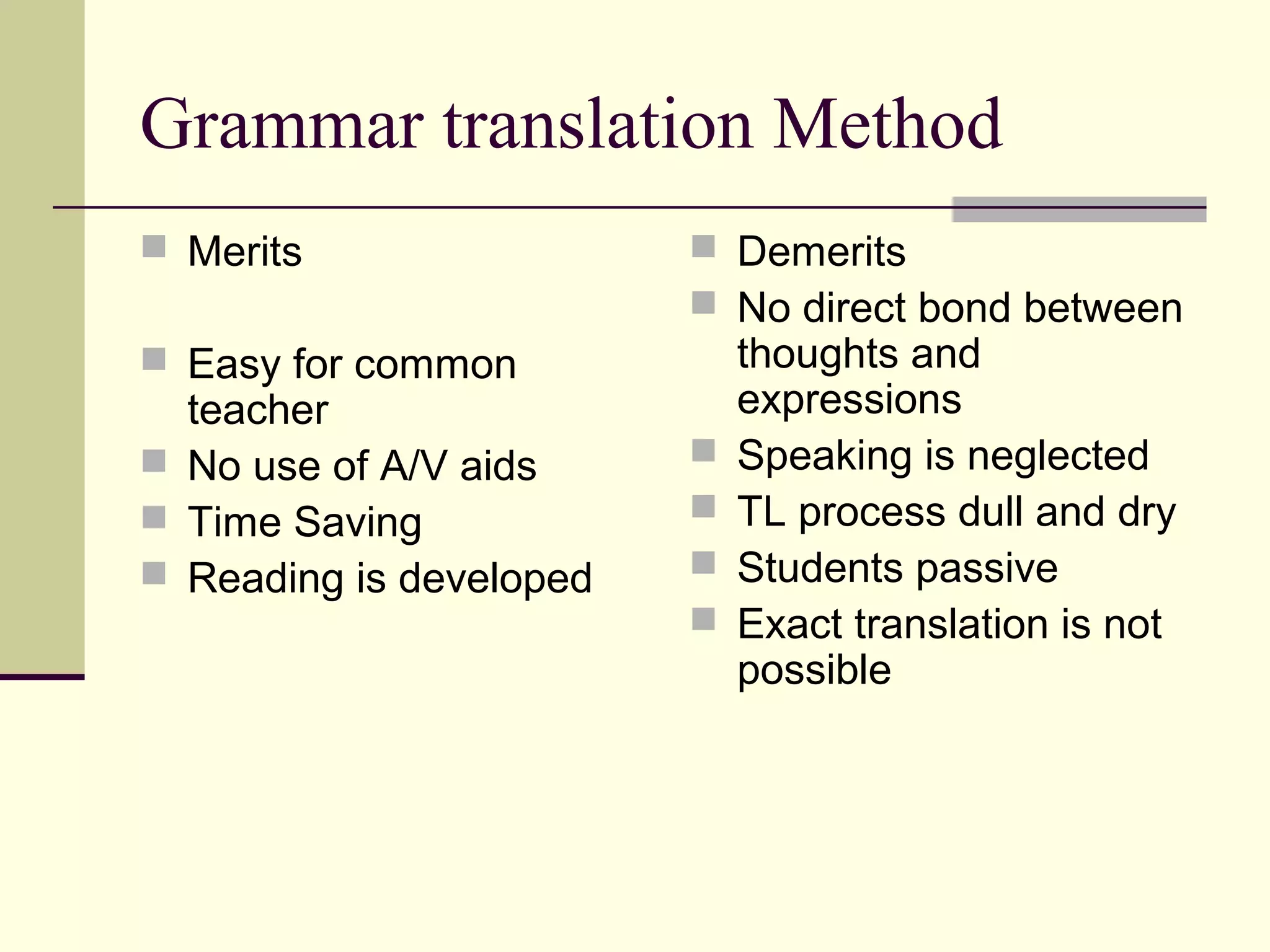 Methods of teaching english | PPT