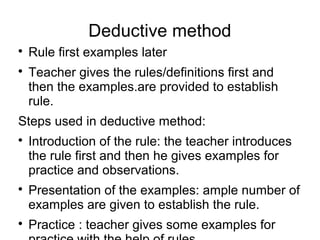 Methods of teaching english | PPT