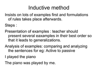 Methods of teaching english | PPT
