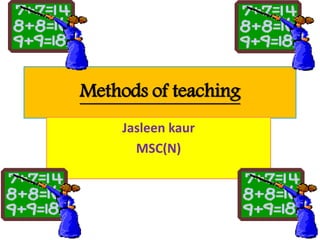 Methods of teaching (CET) | PPTX