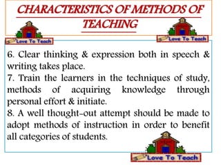 Methods of teaching (CET) | PPTX