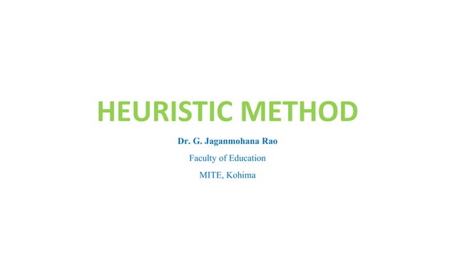 Methods of teaching mathematics | PPTX
