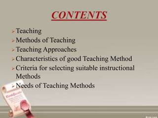 Methods of teaching | PPT