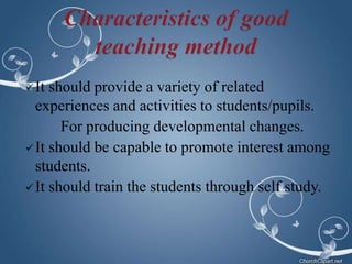 Methods of teaching | PPTX