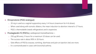 Methods of termination of pregnancy | PPTX