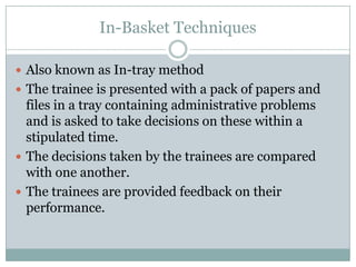 Methods of training | PPTX