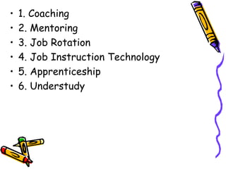 Methods of training | PPT