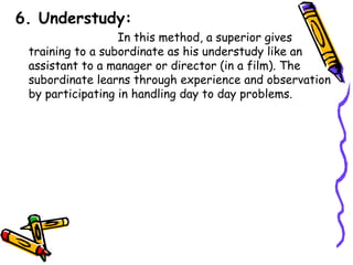 Methods of training | PPT