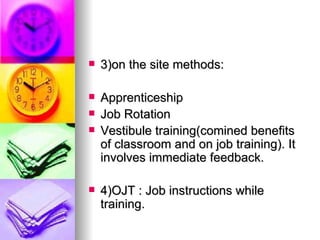 Methods Of Training And Development | PPT