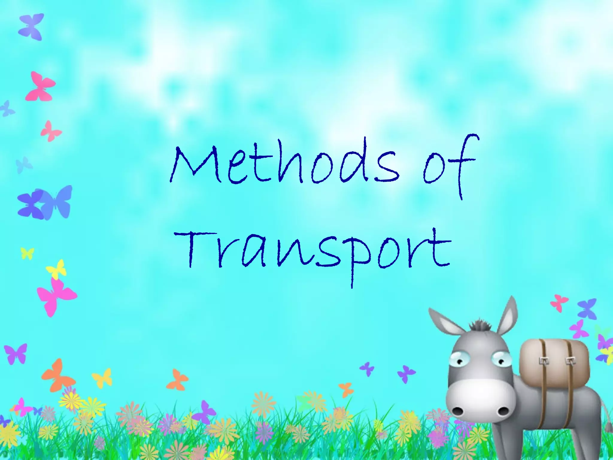 Methods of transport | PPT