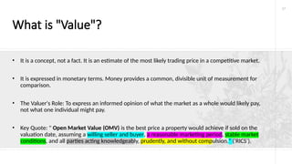 Methods of Valuation and how they are applied in real estate.pptx
