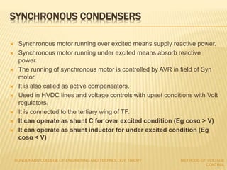 Methods of voltage control | PPTX