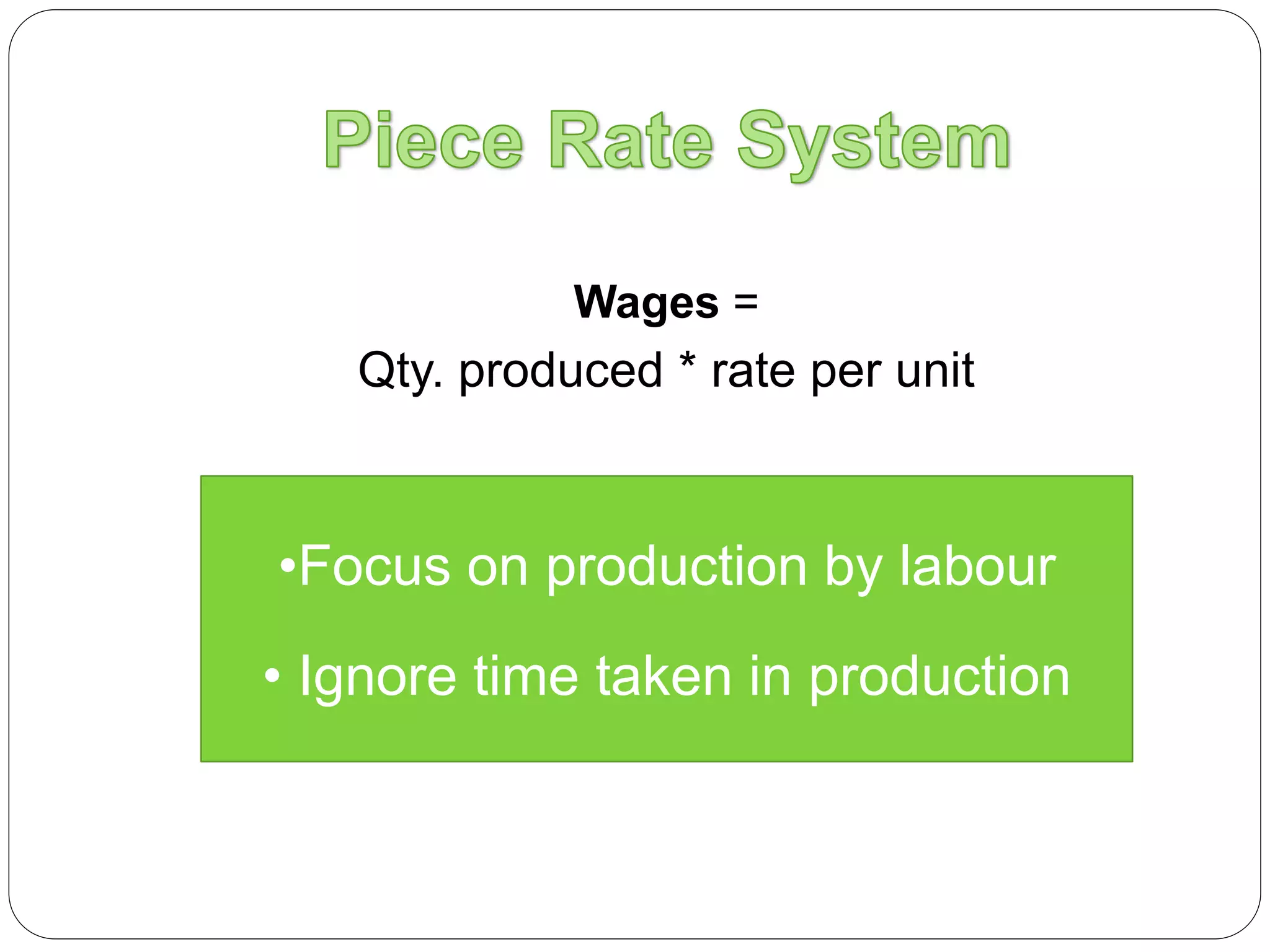 Methods of wage payment | PPTX