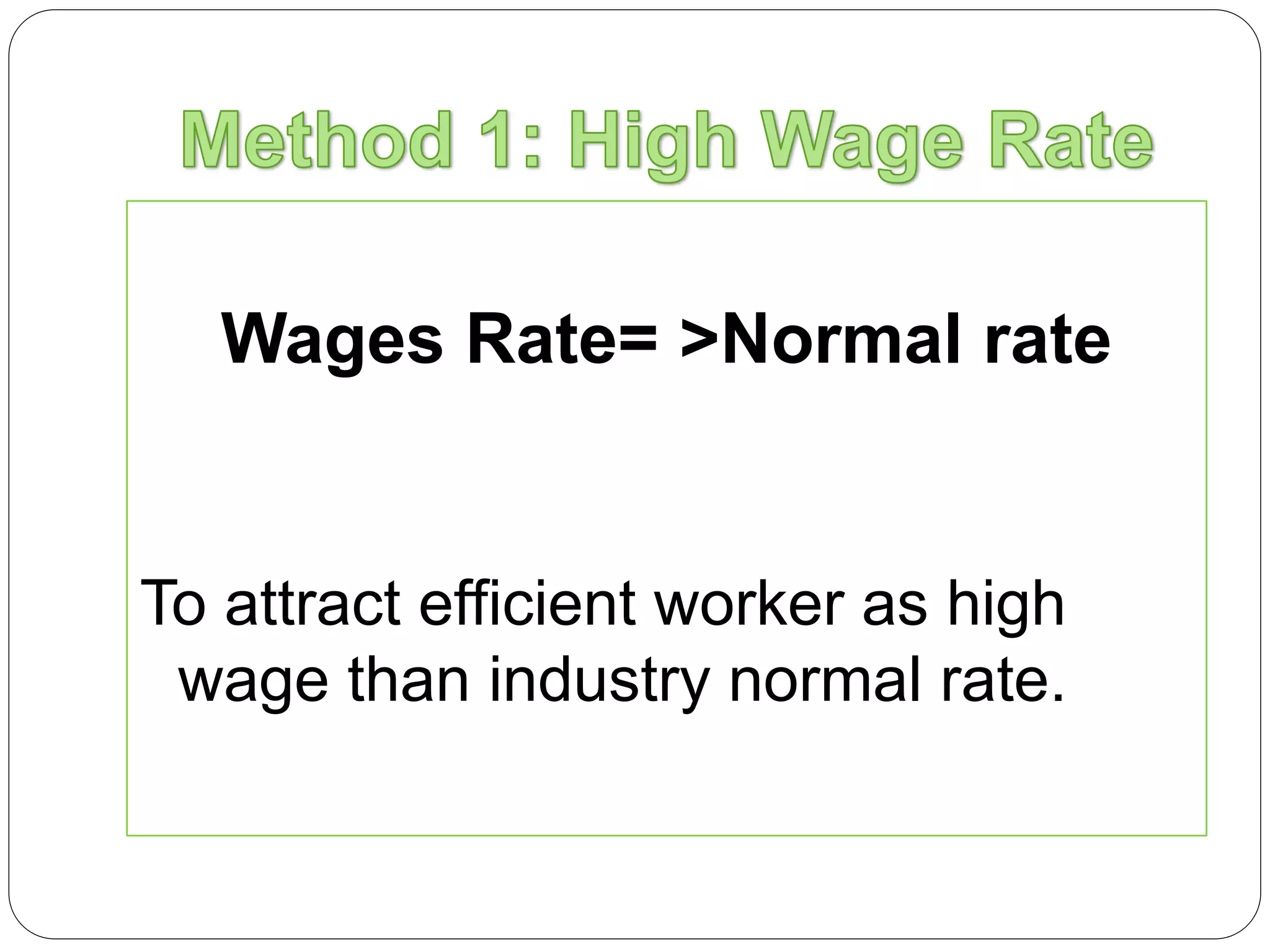 Methods of wage payment | PPTX