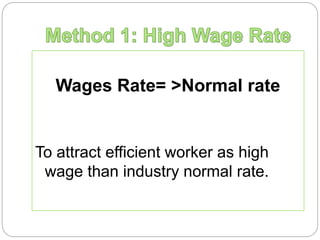 Methods of wage payment | PPTX