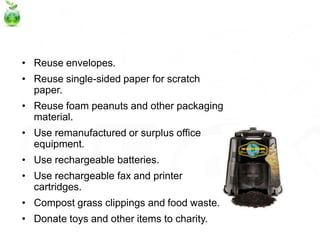Methods of waste disposal reduce, reuse , recovery, recycle | PPTX