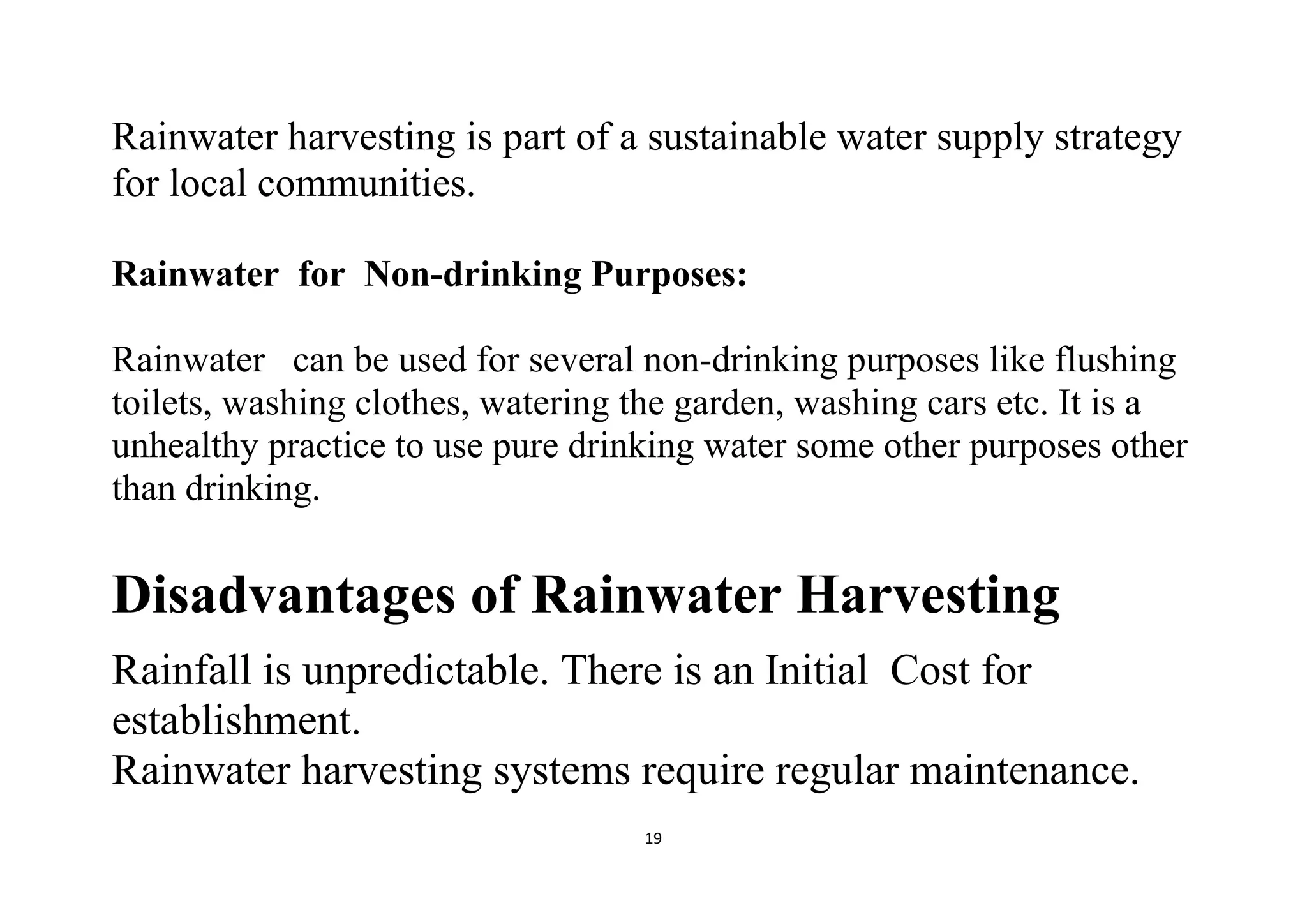 Methods of water conservation | PDF