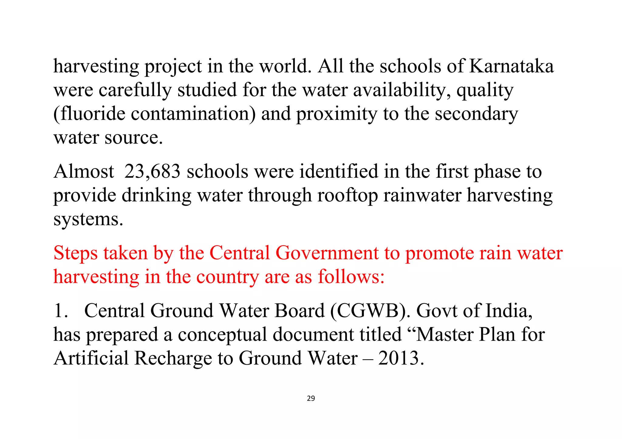 Methods of water conservation | PDF