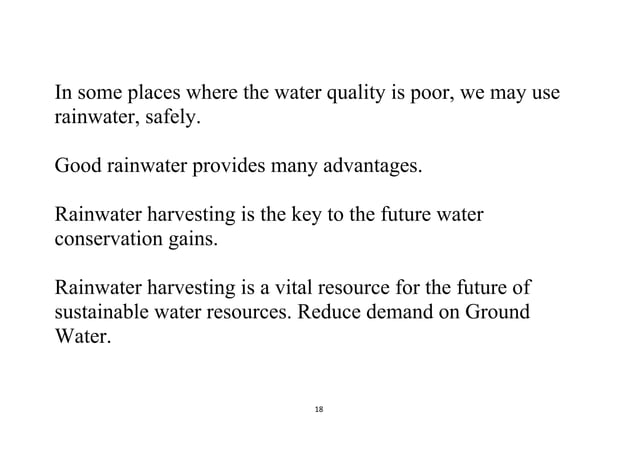 Methods of water conservation | PDF