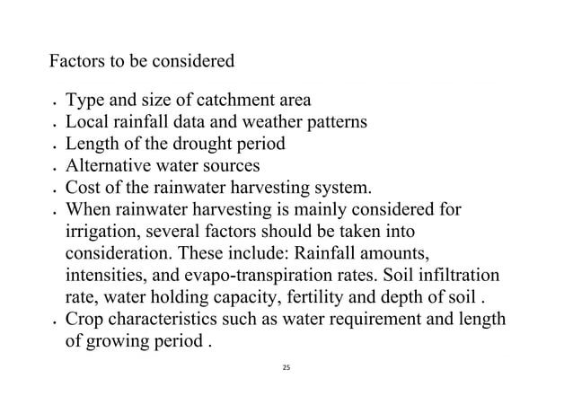 Methods of water conservation | PDF