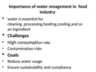 Methods of water management in food industry.pptx