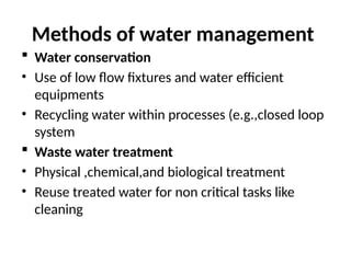 Methods of water management in food industry.pptx