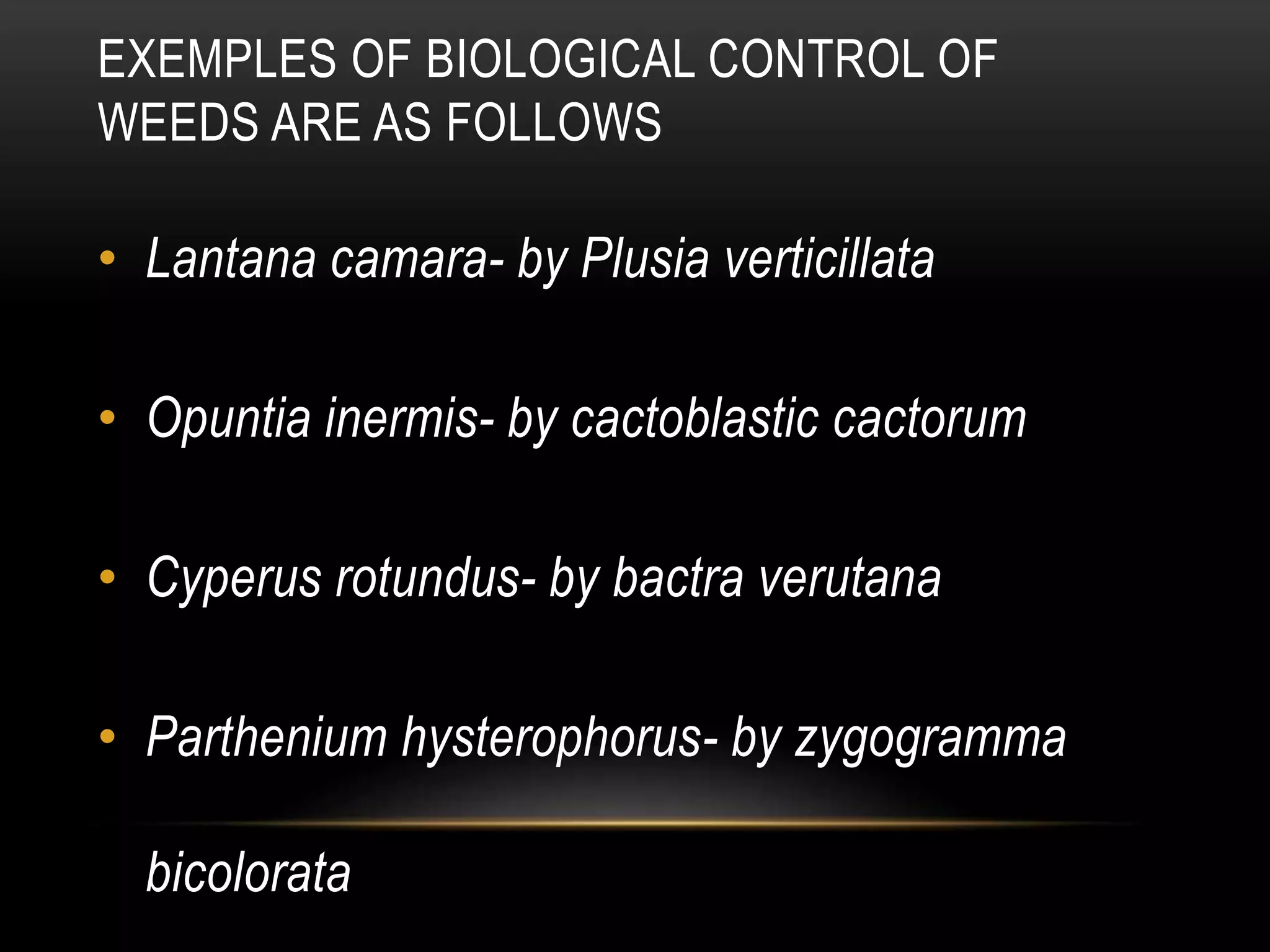 Methods of weed control | PPTX
