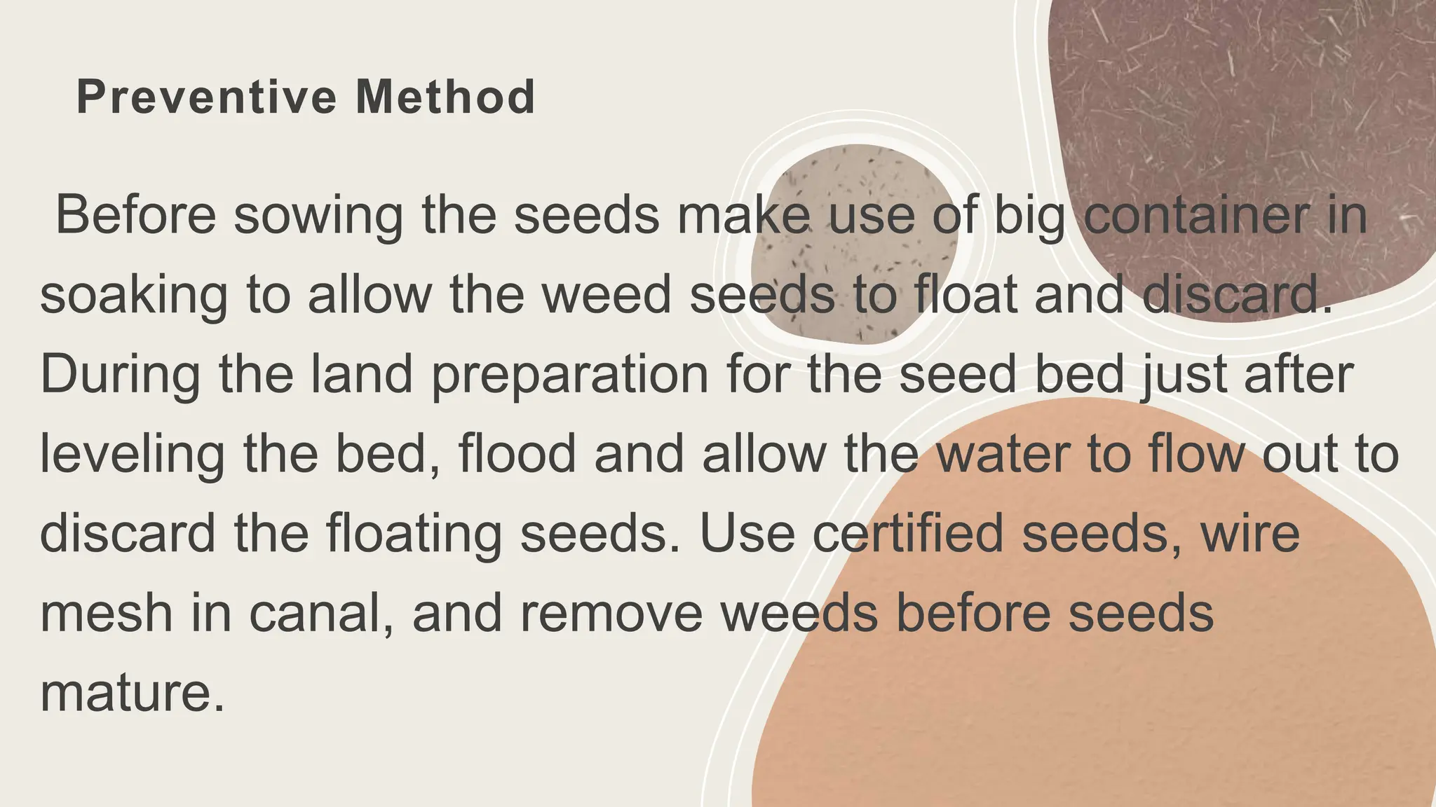 Methods of Weed Control AGRICROP PRODUCTION | PPTX