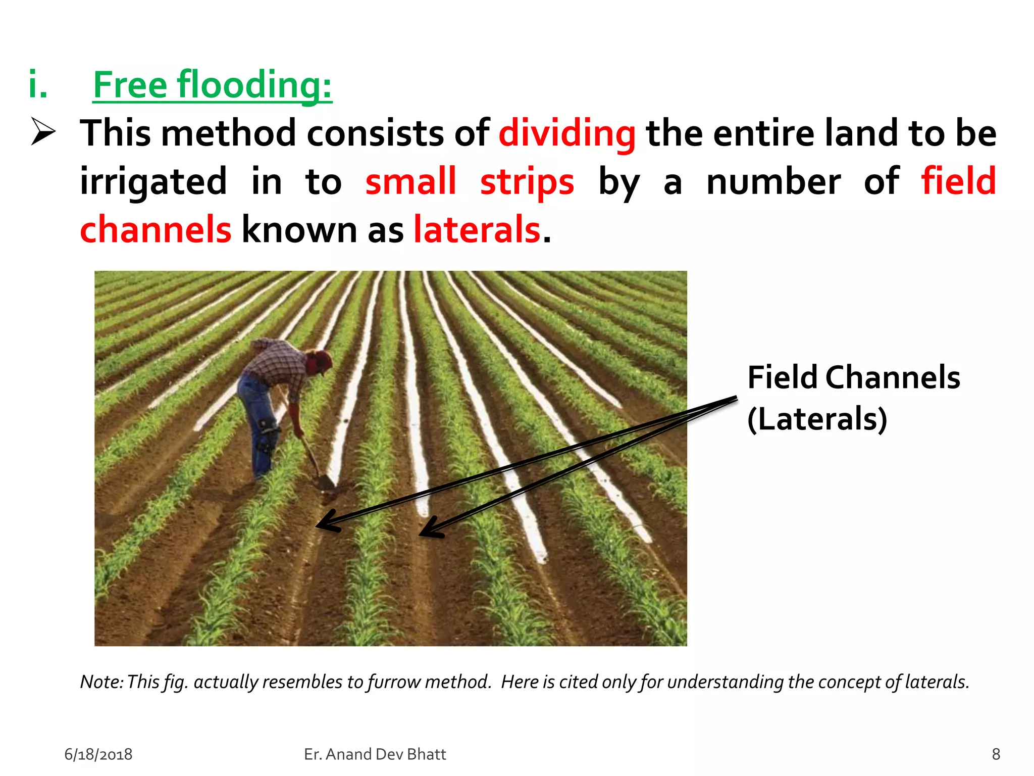 Methods or techniques of irrigation | PDF