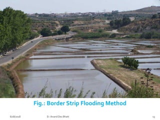 Methods or techniques of irrigation | PDF