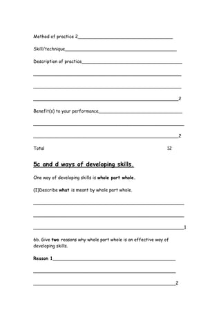 Methods practice | DOCX