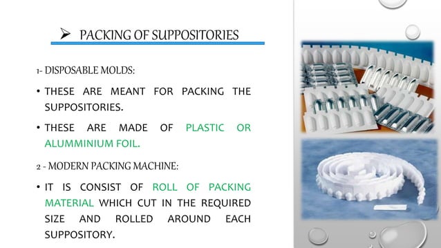 Methods preparations of suppositories by eamen saeed | PPTX | Chemistry ...
