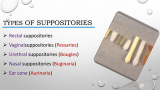 Methods preparations of suppositories by eamen saeed | PPTX