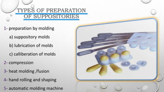 Methods preparations of suppositories by eamen saeed | PPTX