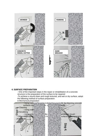 Method statement for repair of concrete surface | DOC | Civil ...