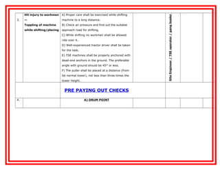Method statement for transmission line (lanco) | DOC
