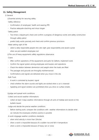 Method Statement Of Deep Cement Mixing M Pdf