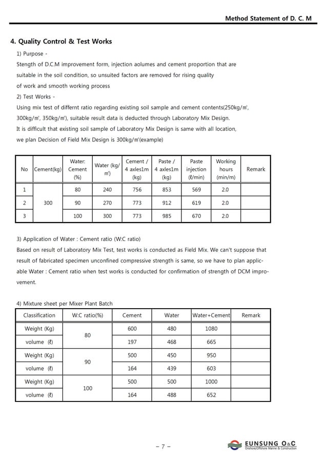 Method_Statement_of_Deep_Cement_Mixing_M.pdf | Civil Engineering ...