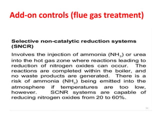 Methods to control n ox emissions | PPTX