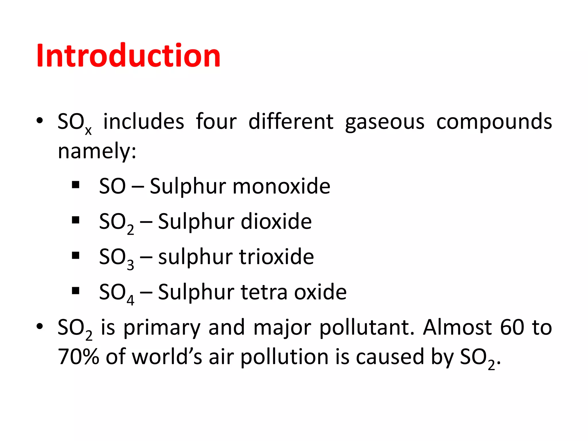 Methods to control s ox emissions | PPTX
