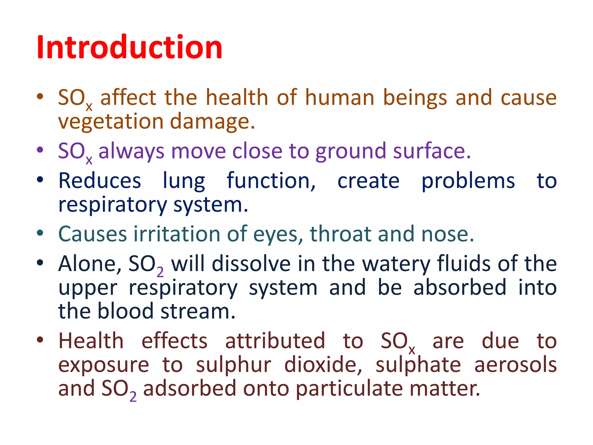 Methods to control s ox emissions | PPTX