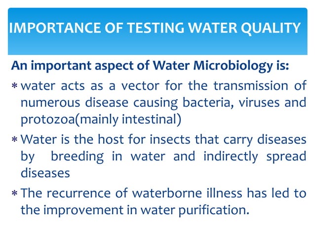 Methods to detect potability of water sample | PDF | Infectious ...