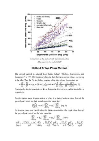 Methods to determine pressure drop in an evaporator or a condenser | DOCX