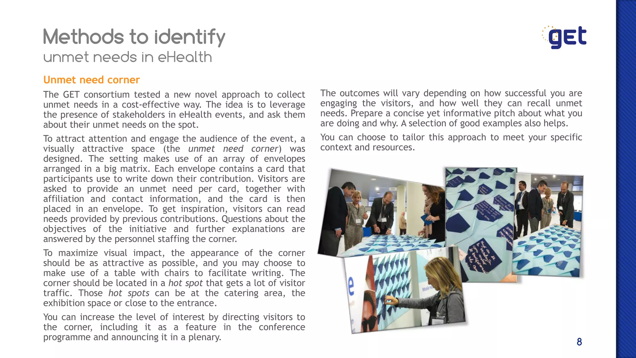 Methods to identify unmet needs | PDF