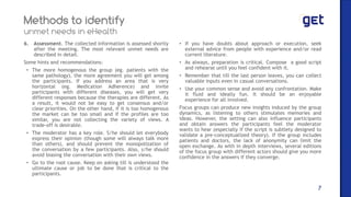 Methods to identify unmet needs | PPT