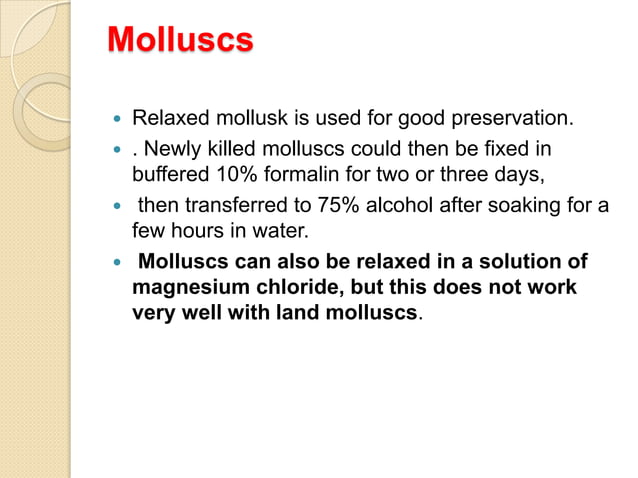 Methods to preserve specimens | PPTX | Alcoholic Beverages | Food & Drink