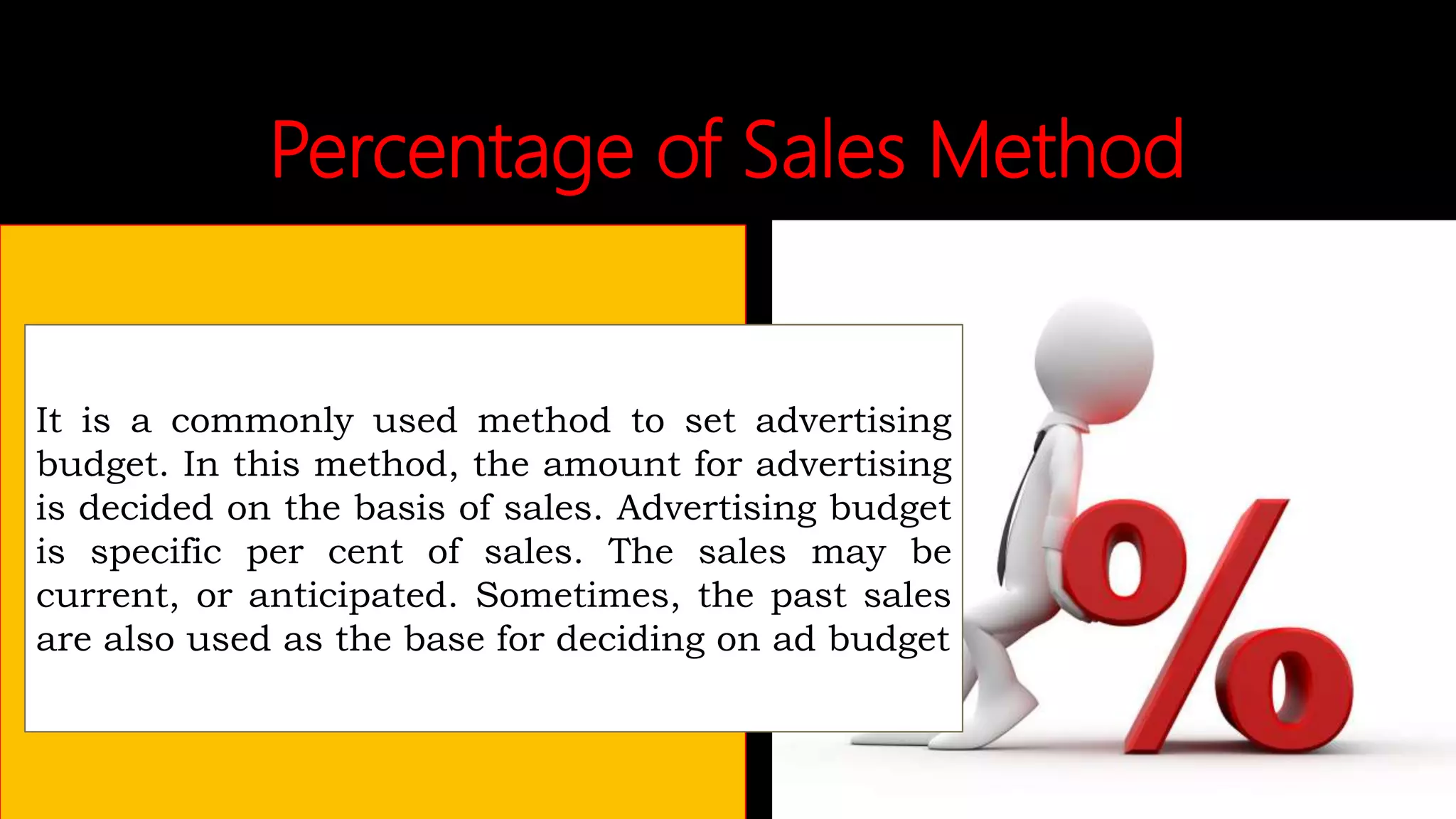 Methods to setting the total promotion budget | PPTX