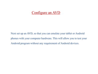 Methods to set up android app development environment | PPTX | Operating Systems | Computer ...