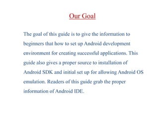 Methods to set up android app development environment | PPTX