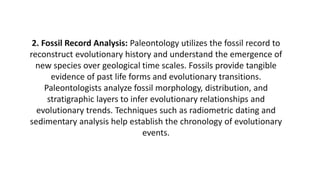 Different Methods to study evolution.pptx | Biological Sciences | Science
